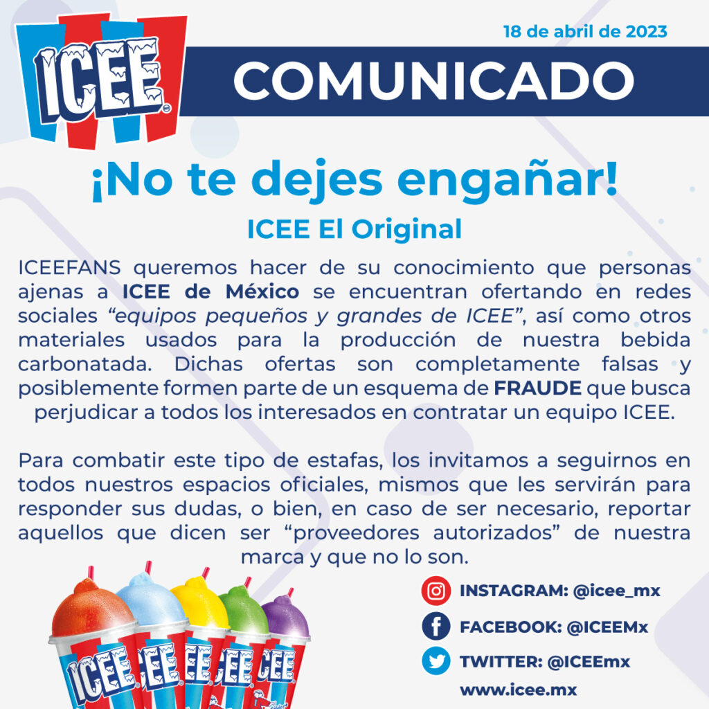 ICEE - ICEE DE MEXICO, S.A. DE C.V.